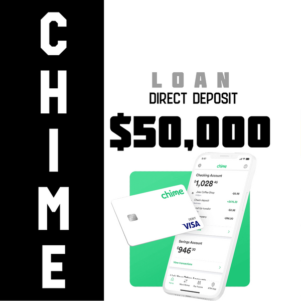 Chime $50,000 Credit Builder Loan (Primary) UNSECURED – Tradeline Loans